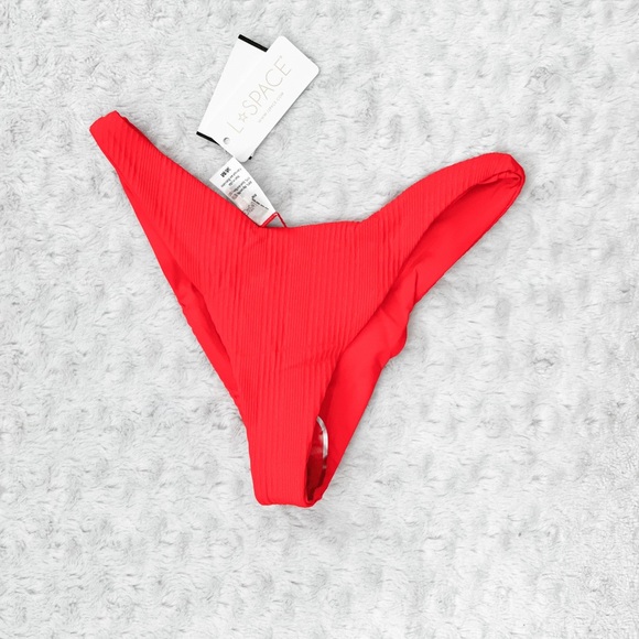 l*space | Swim | Nwt L Space Cabana Bottoms Orange Bitsy Cut | Poshmark